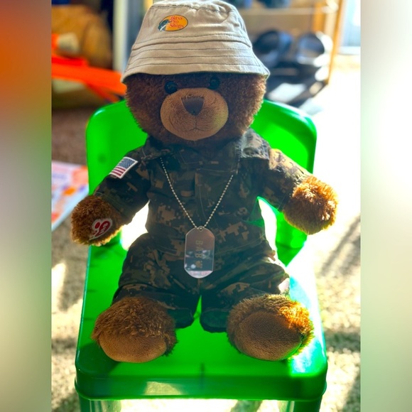 Build-A-Bear | Toys | Build A Bear Teddy Bear Plush American Soldier ...